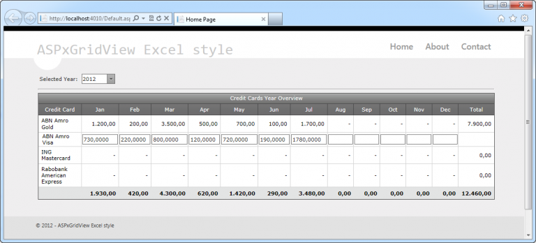 Aspxgridview Excel Style Extending Functionality Mummys Blog
