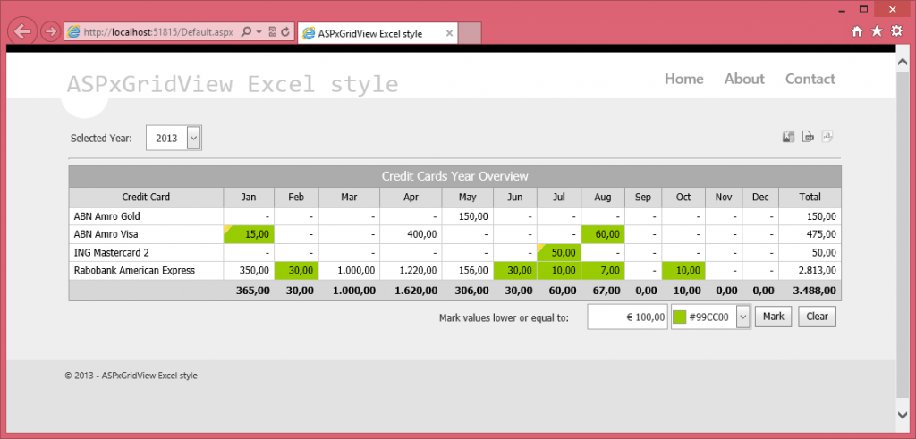 Aspxgridview Excel Style Extending Functionality Mummys Blog 