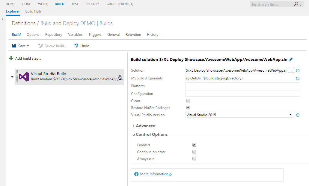 Xl Deploy And Tfs 2015 Building Importing And Deploying Packages Mummys Blog