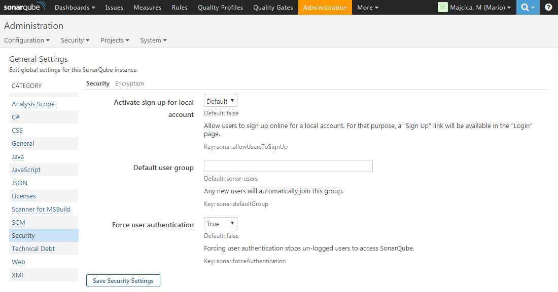 Sonarqube On Windows And Ms Sql Mummys Blog