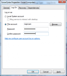SonarQube on Windows and MS SQL – Mummy's blog