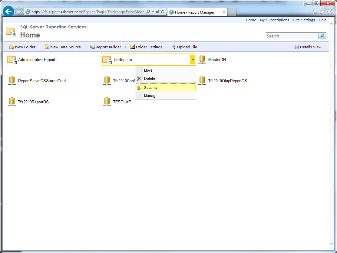 Tfs Job Reporting Service Path Rename” Failing Mummys Blog