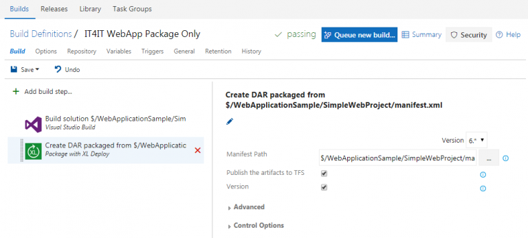 XL Deploy in VSTS/TFS build/release pipelines – Mummy's blog